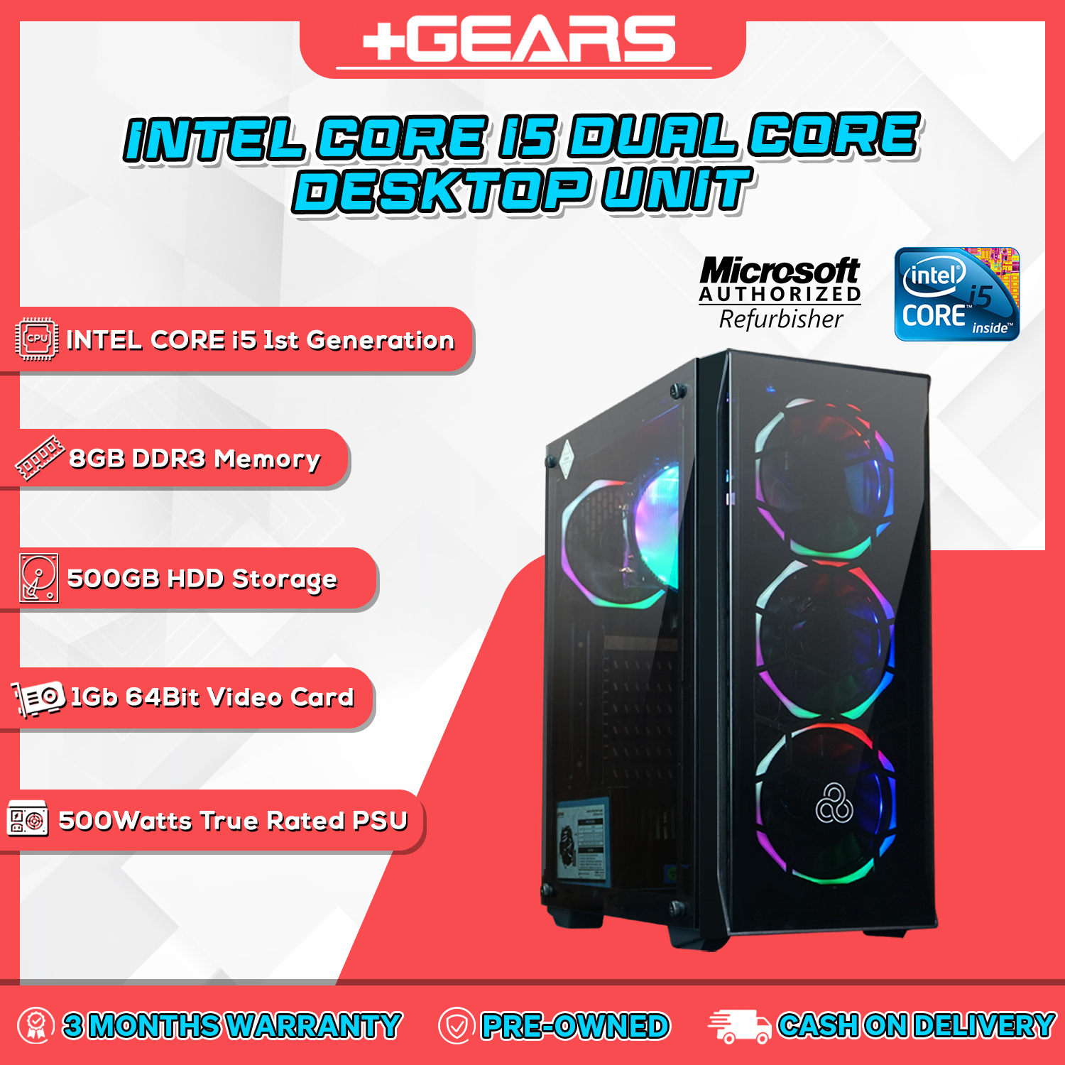 Core i5 1st Gen Dual Core Gaming Desktop | Intel Core i5 1st Gen, LGA ...