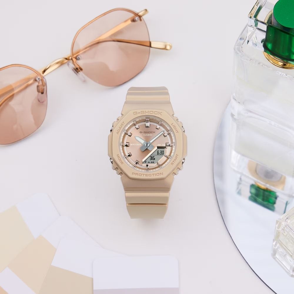 CASIO WOMENS WATCH G-SHOCK GMA-P2100ST-9ADR RESIN BEIGE - Casio - ThaiPick