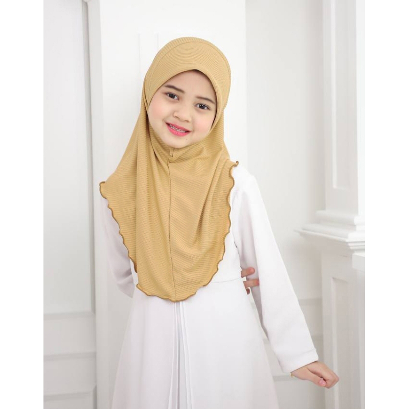 (4Y-10Y) Tudung Sarung Instant LAYLA EXCLUSIVE Cotton Ribbed Ironless (32 warna) Budak Kids ...