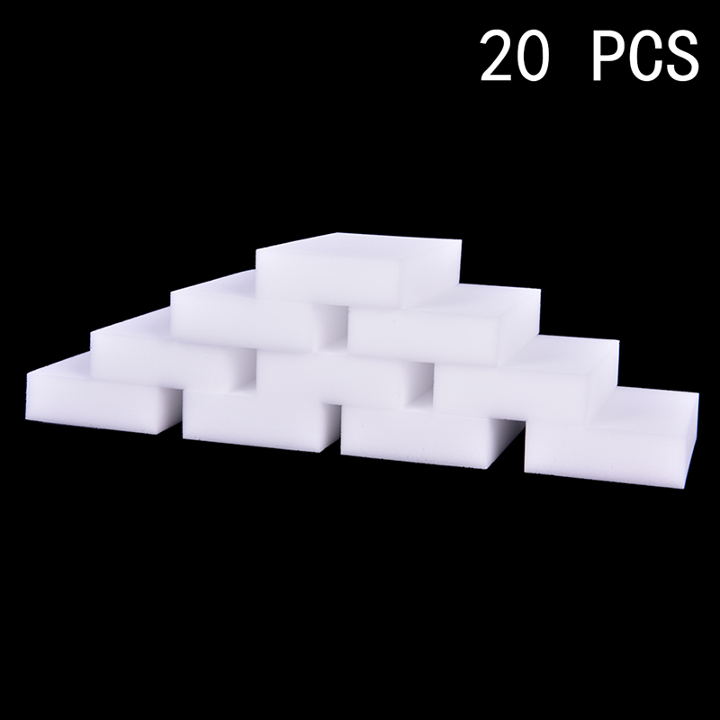 20pcs Magic Sponge Eraser Melamine Cleaner Household Kitchen Cleaning ...