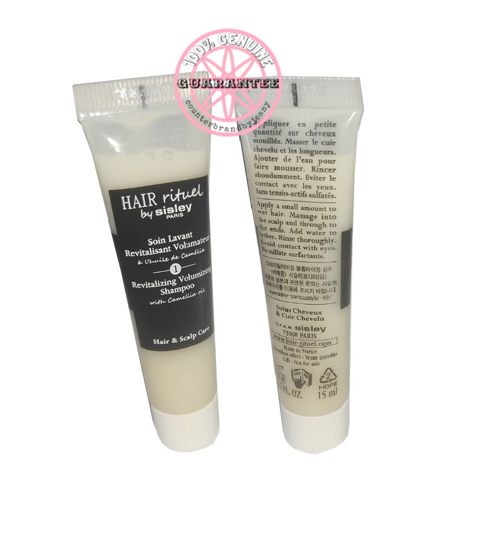 ขนาดทดลอง ของแท้ SISLEY Hair Rituel Revitalizing Volumizing Shampoo with Camellia Oil 15mL ...