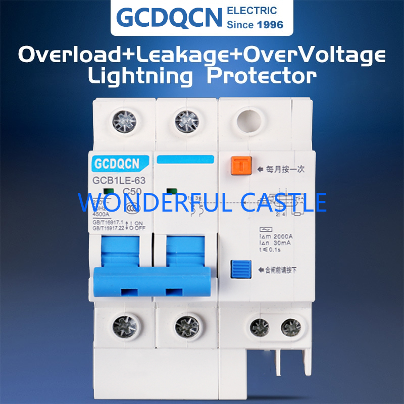 Residual Current Circuit Breaker with Surge Protector RCBO Small MCB ...