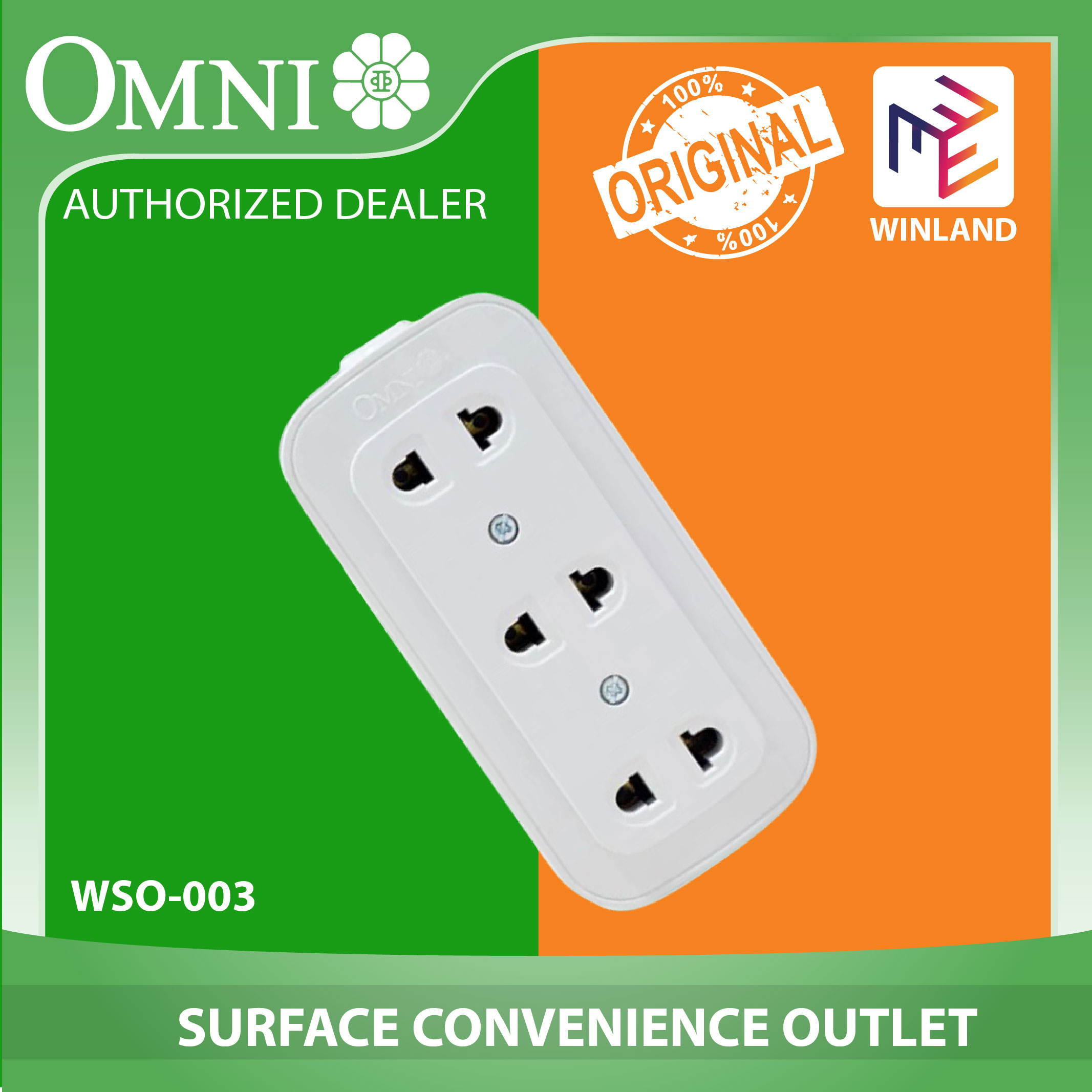 OMNI by Winland Surface 3 Gang Convenience Outlet 10A | 250V WSO-003 ...