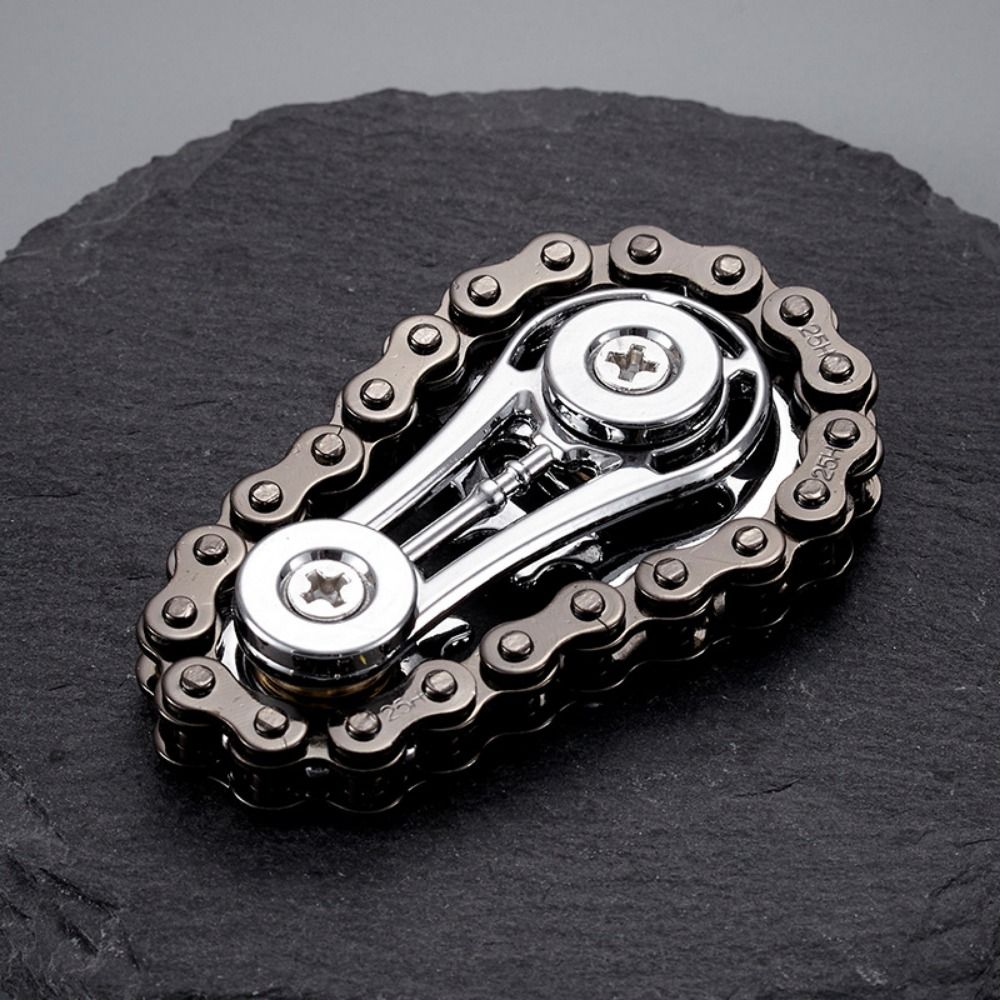 Focus ADHD Tool Chains Gear Fingertip Gyro Mechanical Gyroscope ...