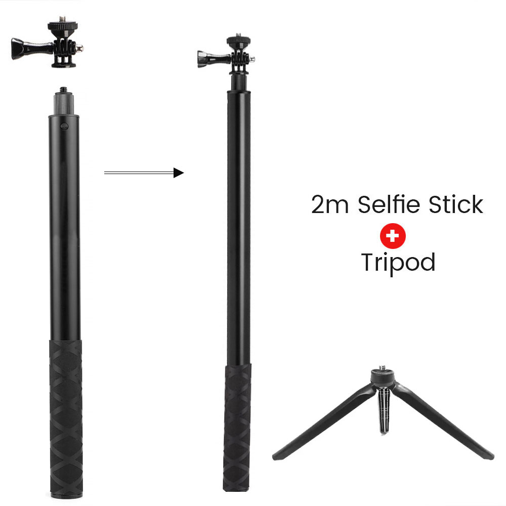 The-Best 2M Aluminum Alloy Monopod Selfie For One XX2 OSMO Pocket MAX ...