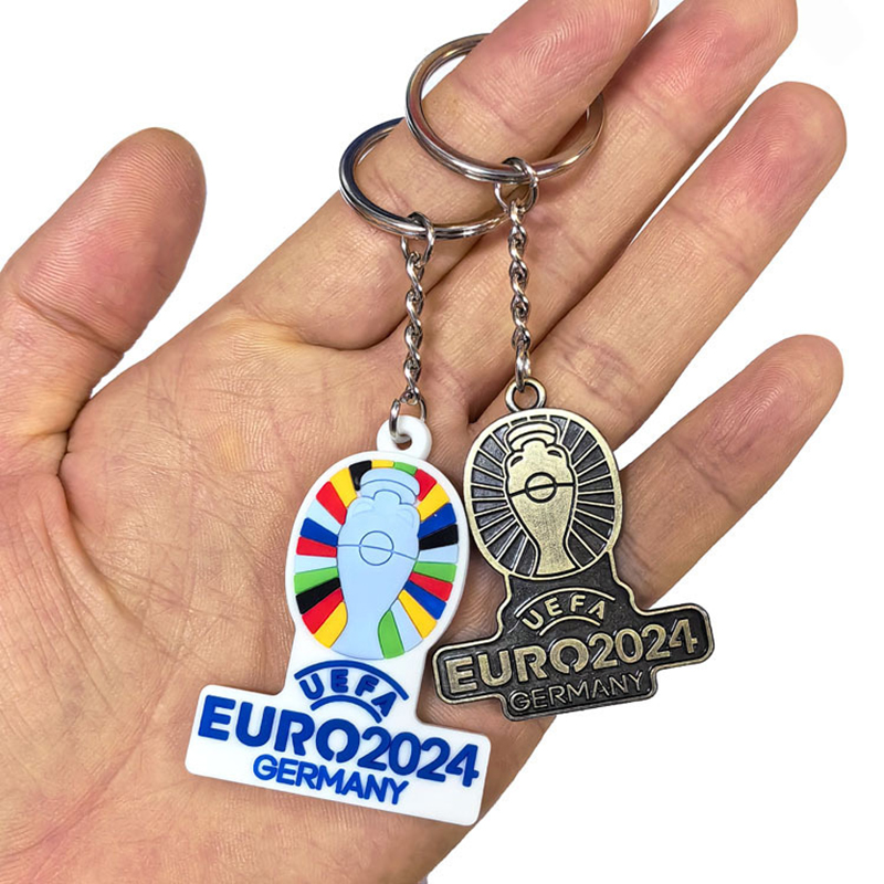 Germany Euro 2024 Peripheral Gifts Alloy Mini Trophy Ornaments PVC ...