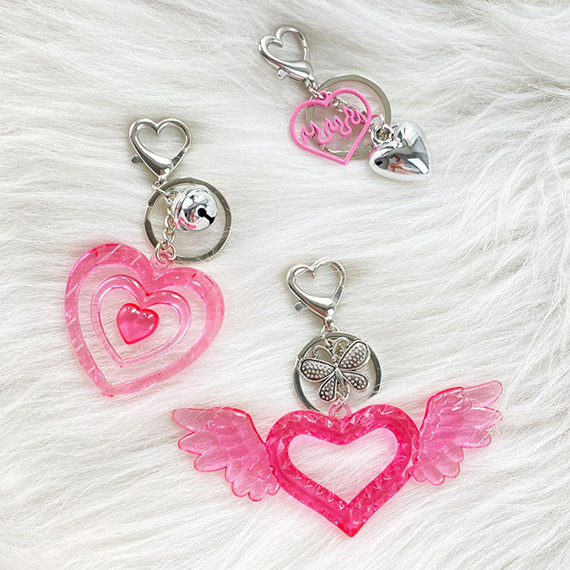 Pink Y2K Phone Charms Pendant Kawaii Key Chain For Bag Cute Accessories ...