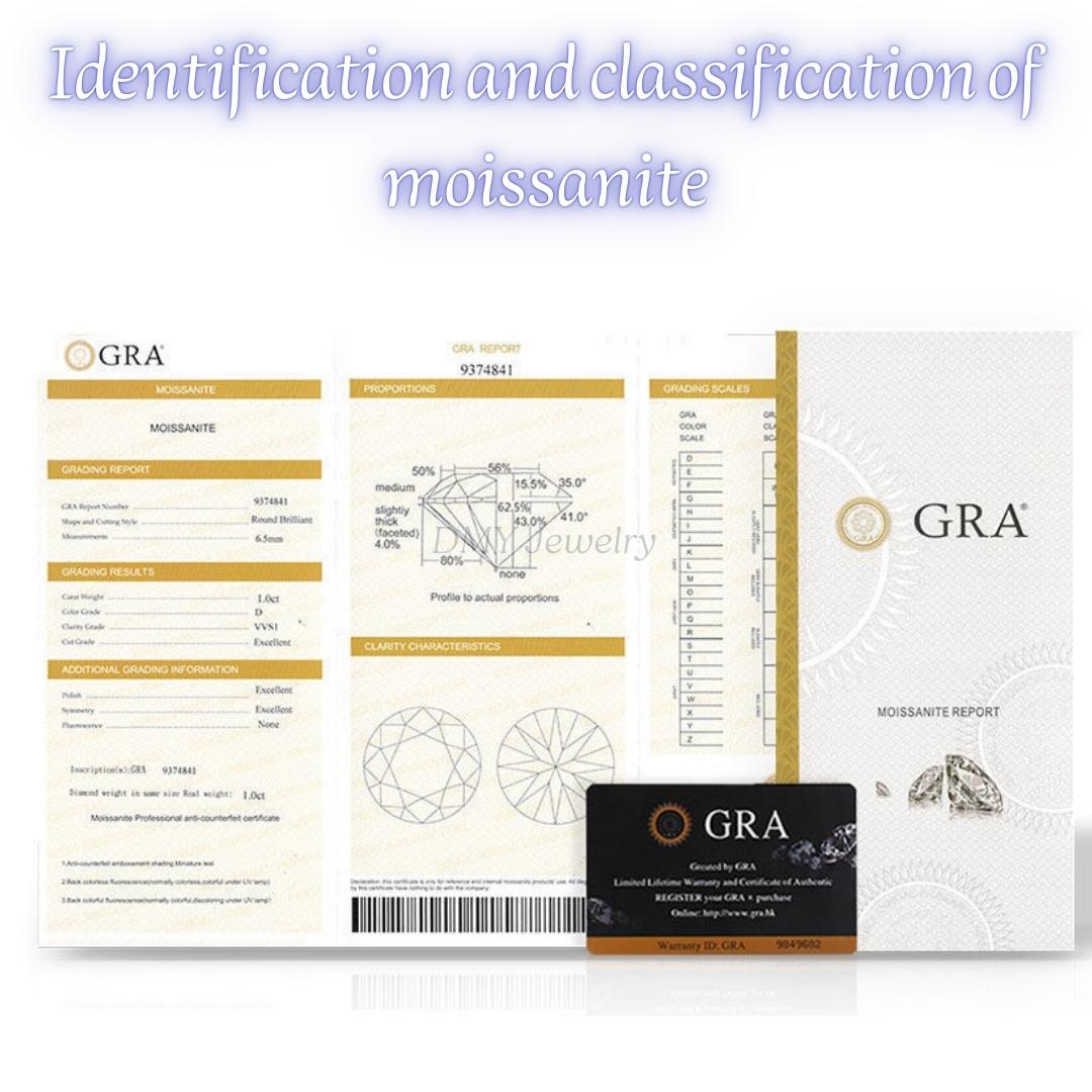 DMY Jewelry Moissanite GRA certificate Identification and ...