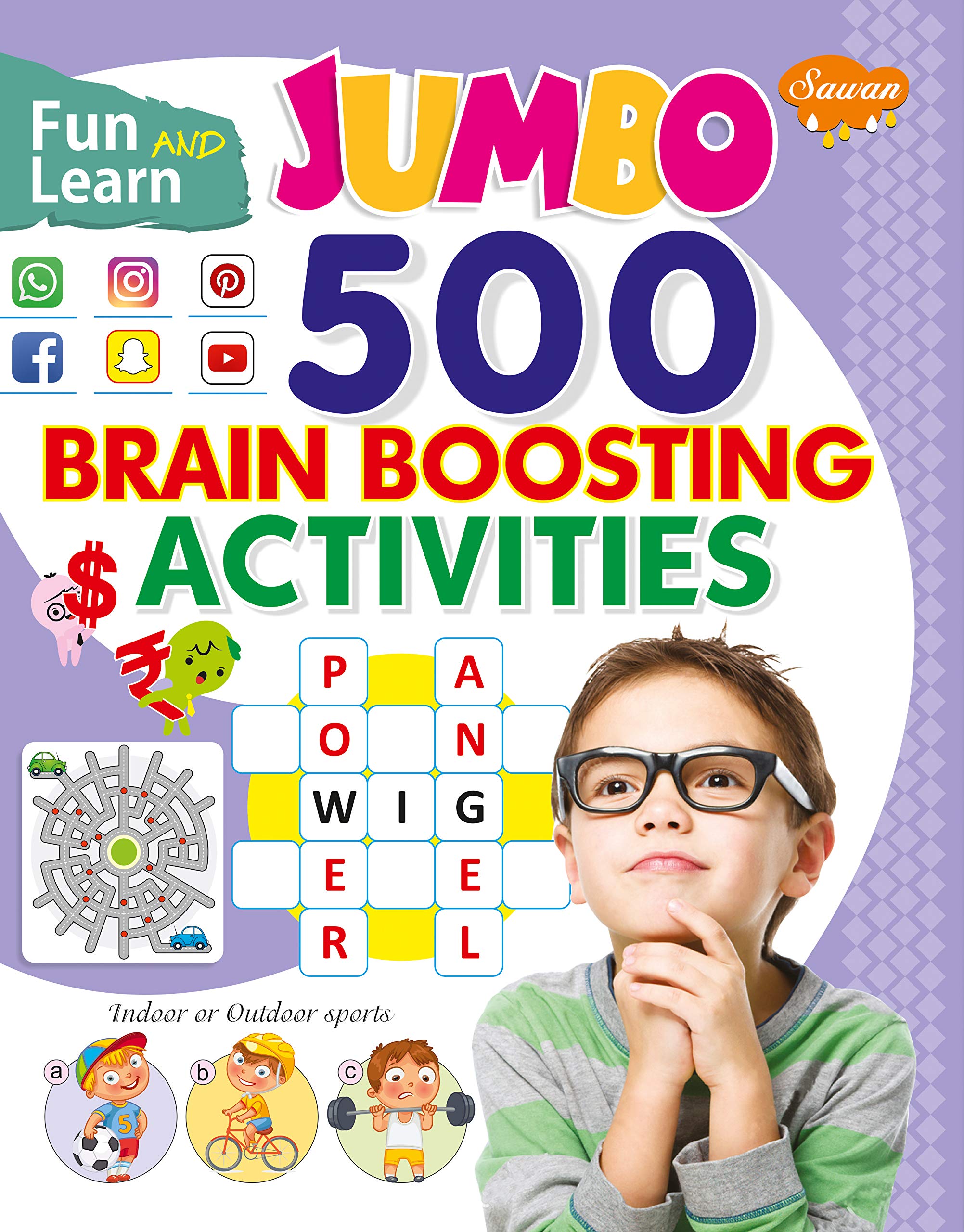 Activity Book/Fun & Learn Jumbo 500 Activities and Brain Boosting ...