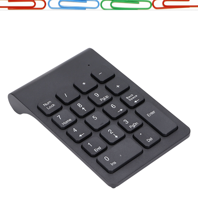 【Wireless】 2.4G Number Pad Mouse Combo 18 Keys Numeric Keypad Digital ...