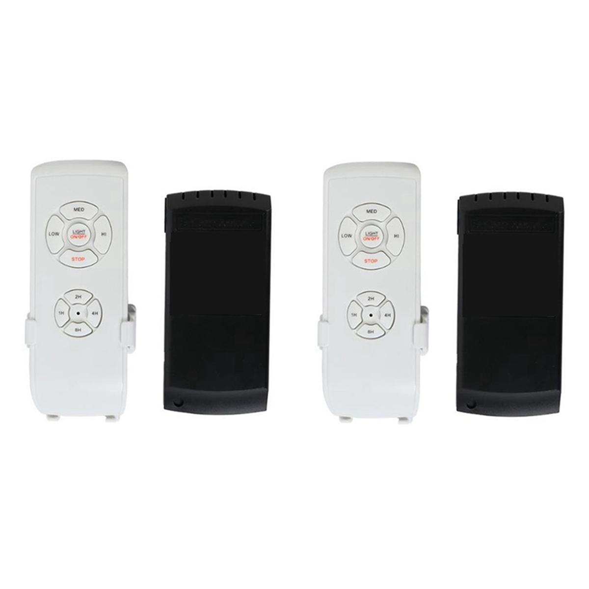 Ceiling Fan Remote Control Kit, Black-White Universal Ceiling Fans ...