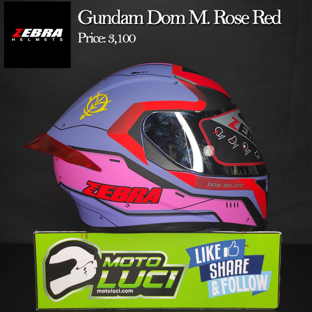 ZEBRA GUNDAM VERSION Helmets | Lazada PH