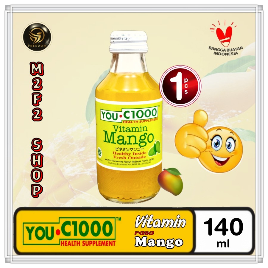 YOU C1000 | C 1000 Vitamin Mango | Mangga Botol Beling - 140 ml (Kemasan Satuan) | Lazada Indonesia