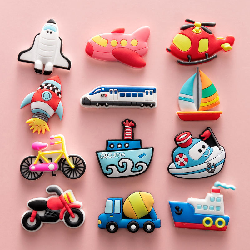 1 Set Small Cute 3D Fridge Magnets Children Toys Fridge Magnet Fruit ...