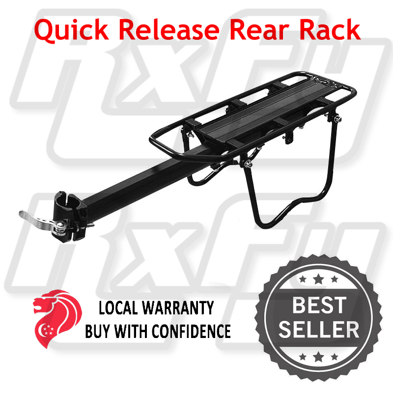 Universal Adjustable 2 Legs Bike Bicycle Rear Rack Seat Luggage Cargo ...