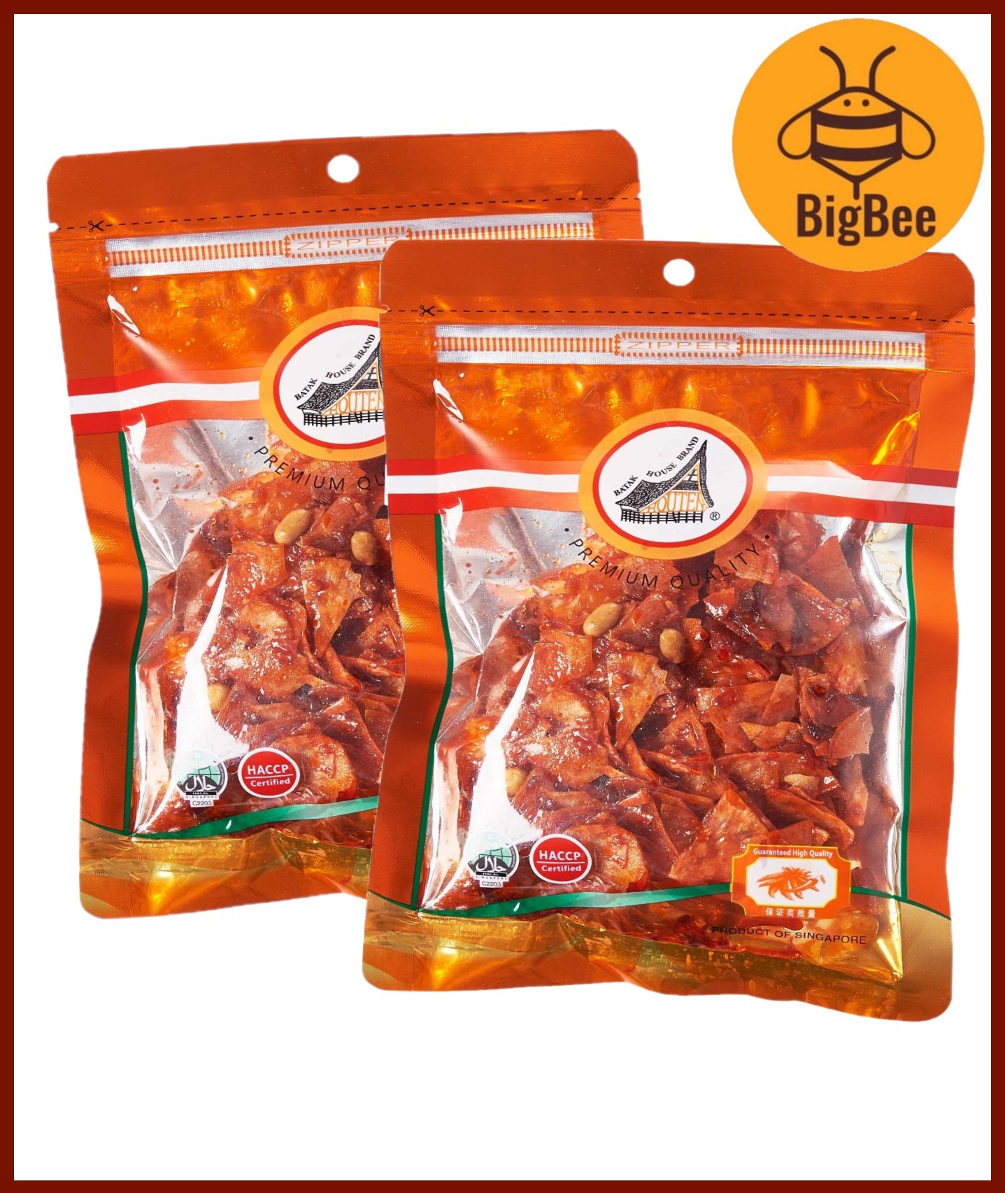 Houten Chilli Tapioca Chips - 35g x 4pkt / 100g x 2pkt / 35g x 8pkt ...