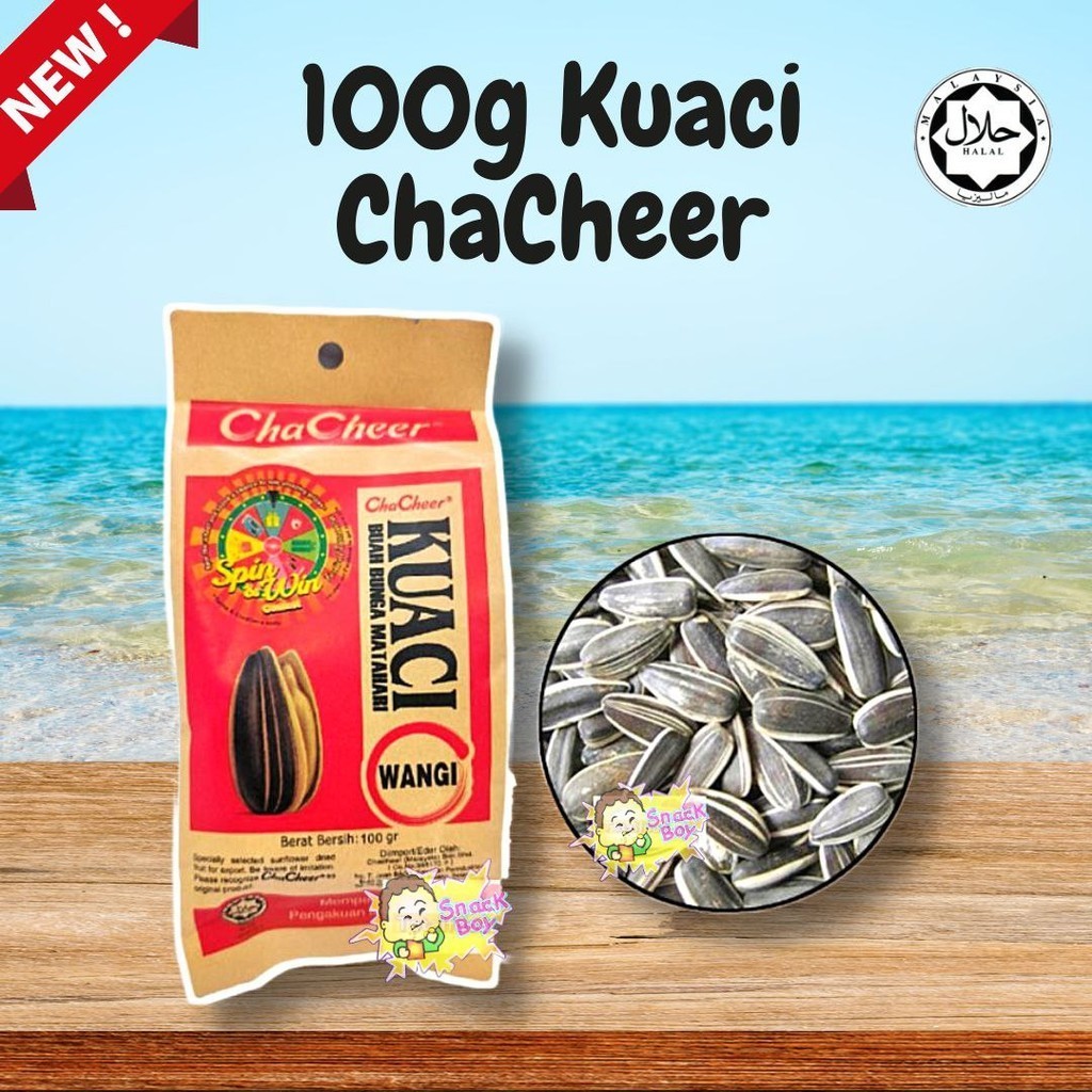 Cha-cheer Kuaci Bunga 100g (halal) | Lazada