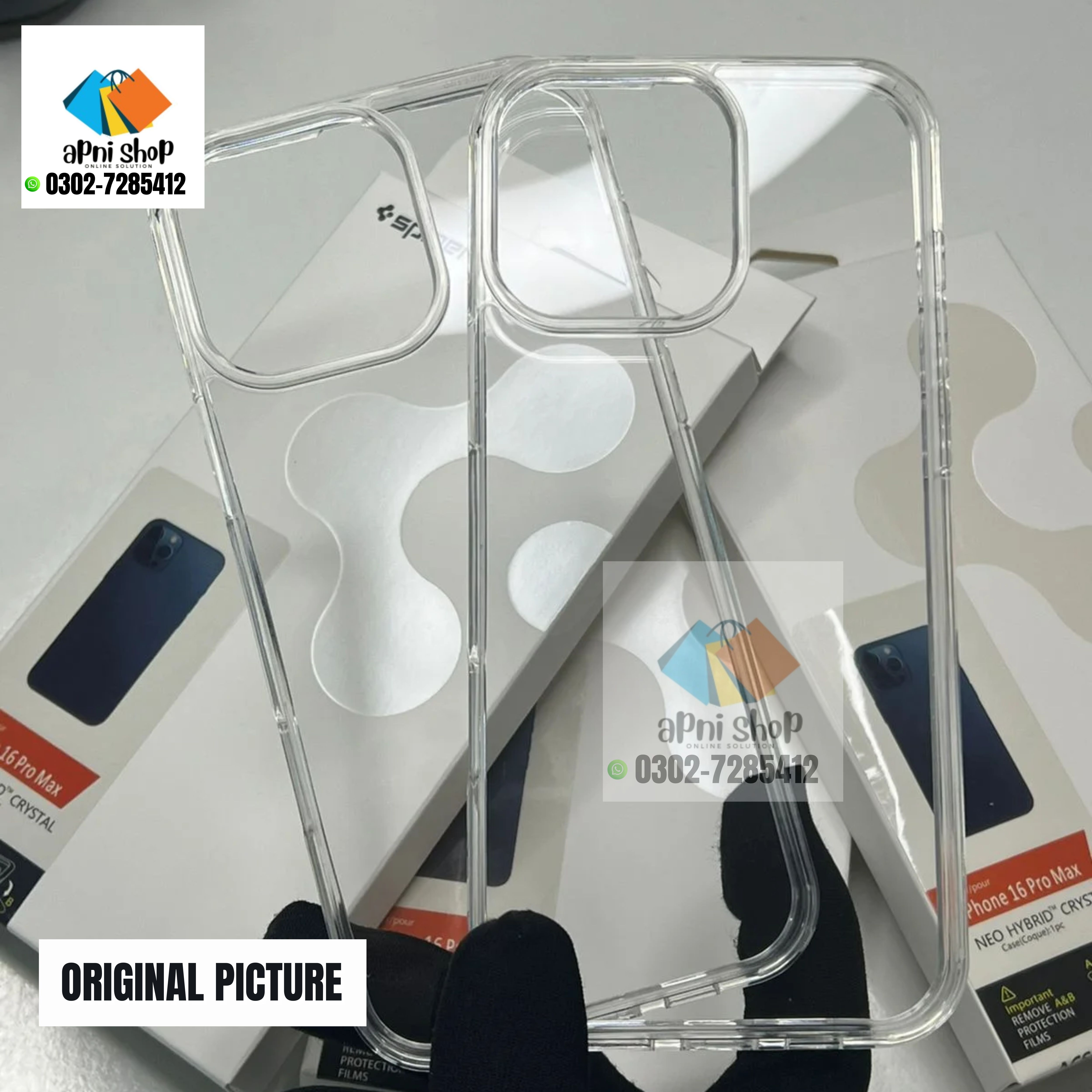 iPhone 16 Pro Max Clear Protective Transparent Case Spigen | Daraz.pk