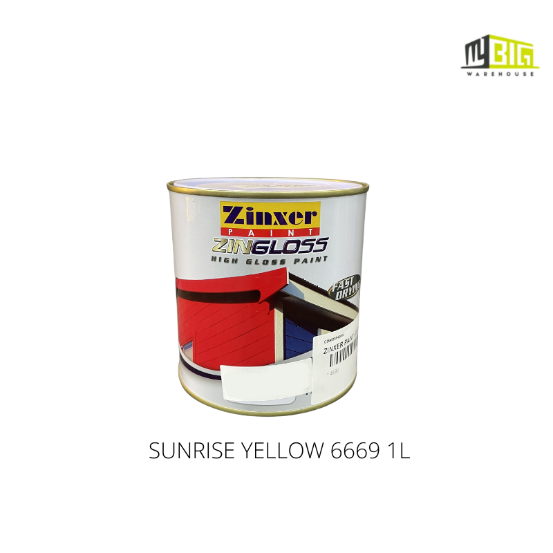 ZINXER ZINGLOSS HIGH GLOSS FINISH PAINT FOR WOOD & METAL / CAT MINYAK ...