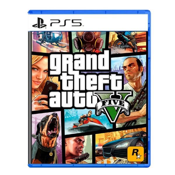 GTA V 5 Playstation 5 PS5 DVD disk (used) | Daraz.pk