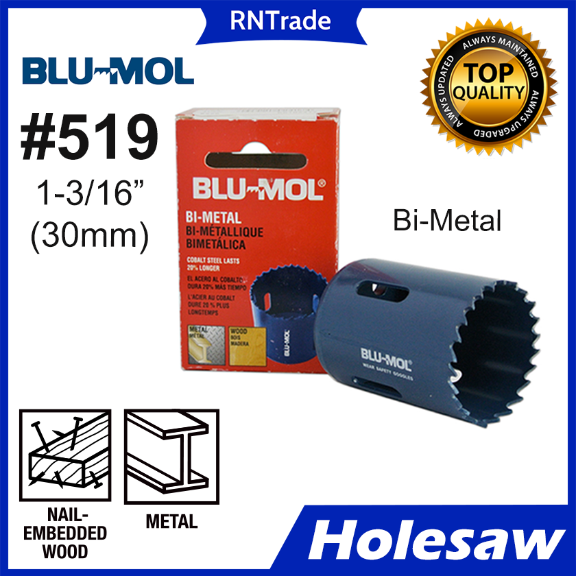 Blu-Mol Heavy Duty Deep Cut BI-Metal Hole Saw | Lazada PH
