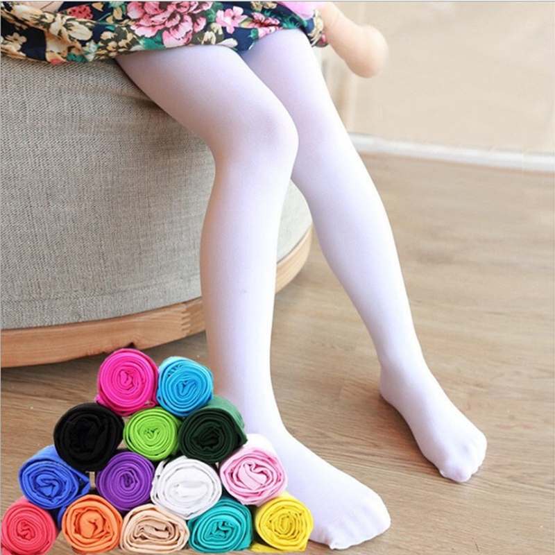【User-friendly】 Summer Spring Candy Color Kids Pantyhose Ballet Dance ...