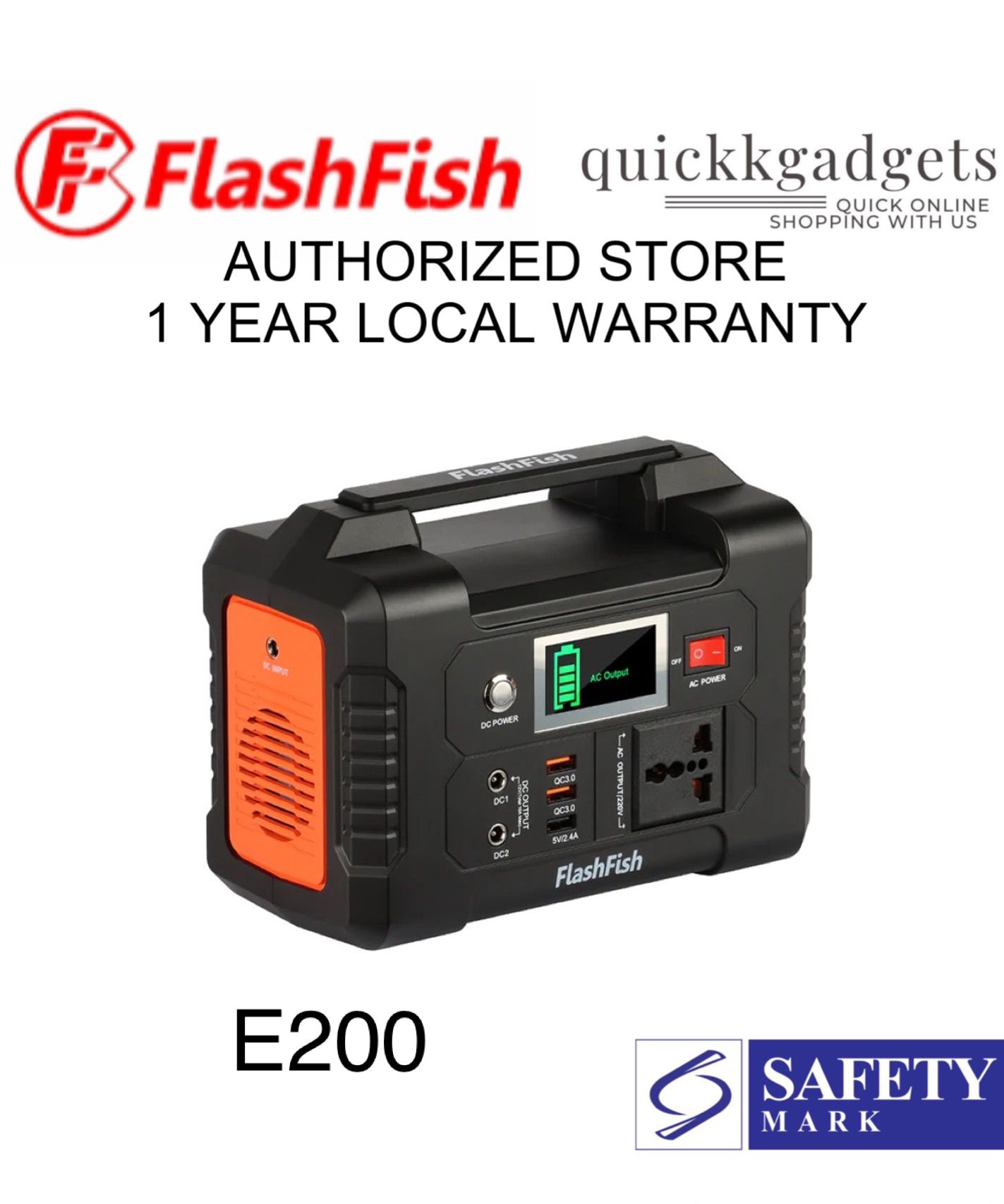 Flashfish E200 Portable Power Generator | Lazada Singapore