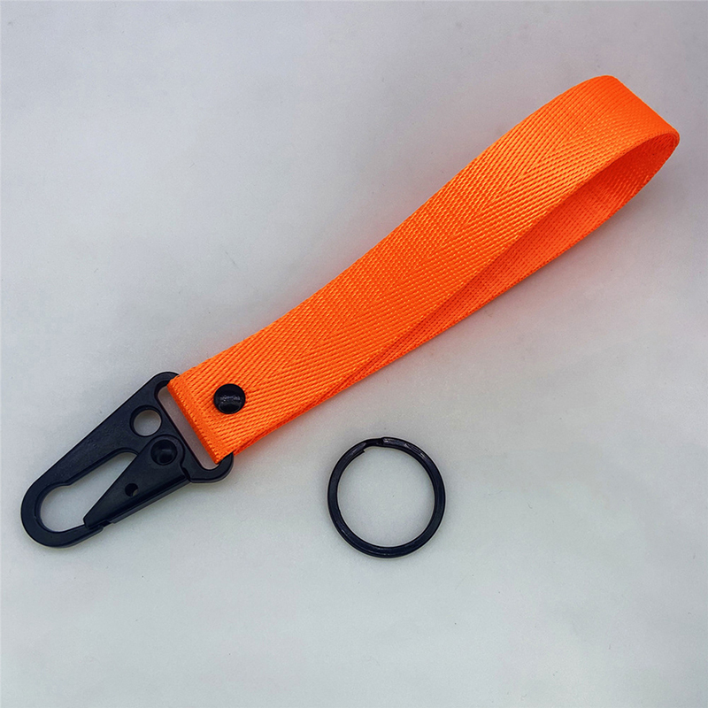 Hot Universal Car Keychain Lanyard Hanging Strap with Metal Key Holder ...