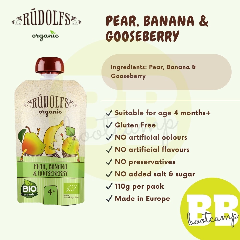 [Halal] Rudolfs Organic Premium Baby Puree/ Porridge/Complete Meal ...