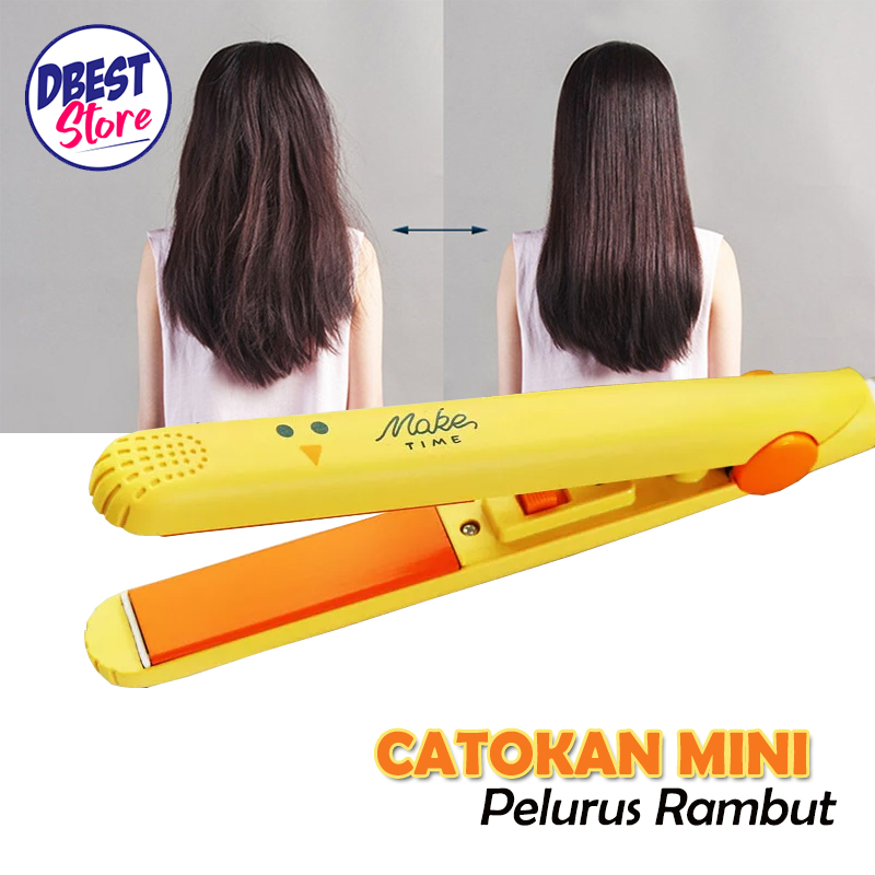 CUCI GUDANG - Catokan Mini Alat Catok Rambut Mini 2in1 Set Lurus dan ...