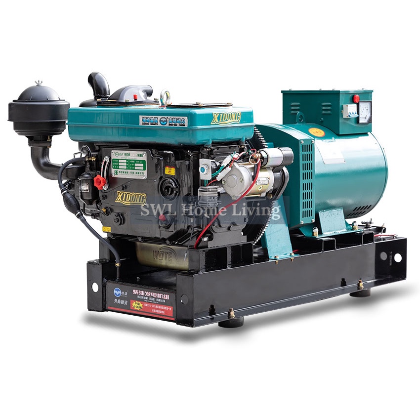 Genset Heavy Duty 25HP Brushless Diesel Generator Set Single-Cylinder ...