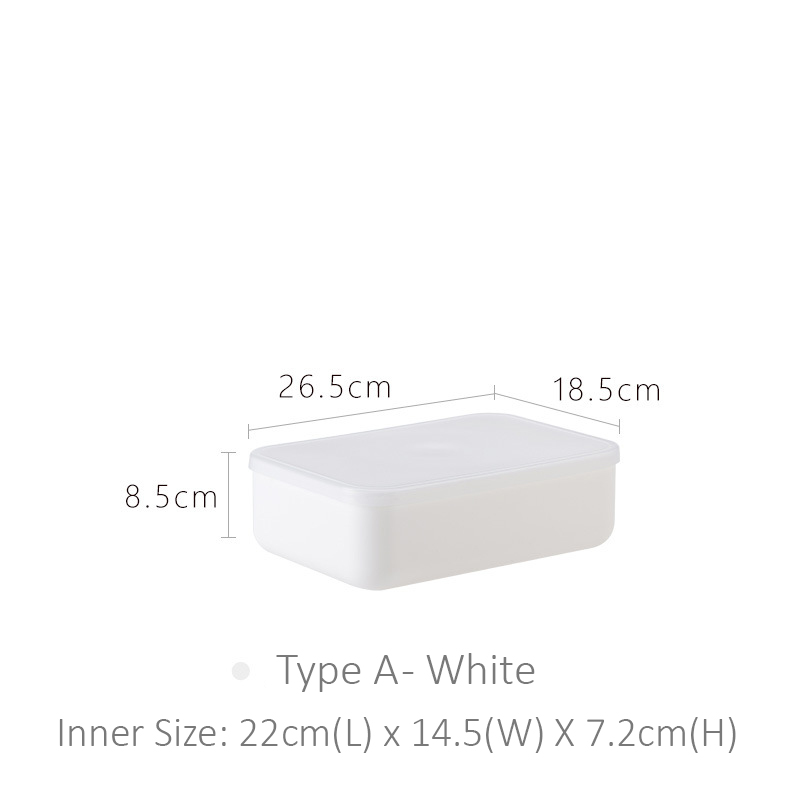 White Stackable Simple Storage Container Organiser | Lazada Singapore