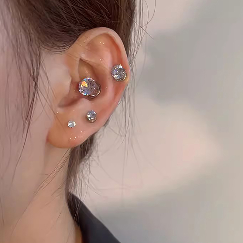 6mm/8mm Flash Cochlear Stud Magnet Cochlear Stud No Piercing Magnetic ...