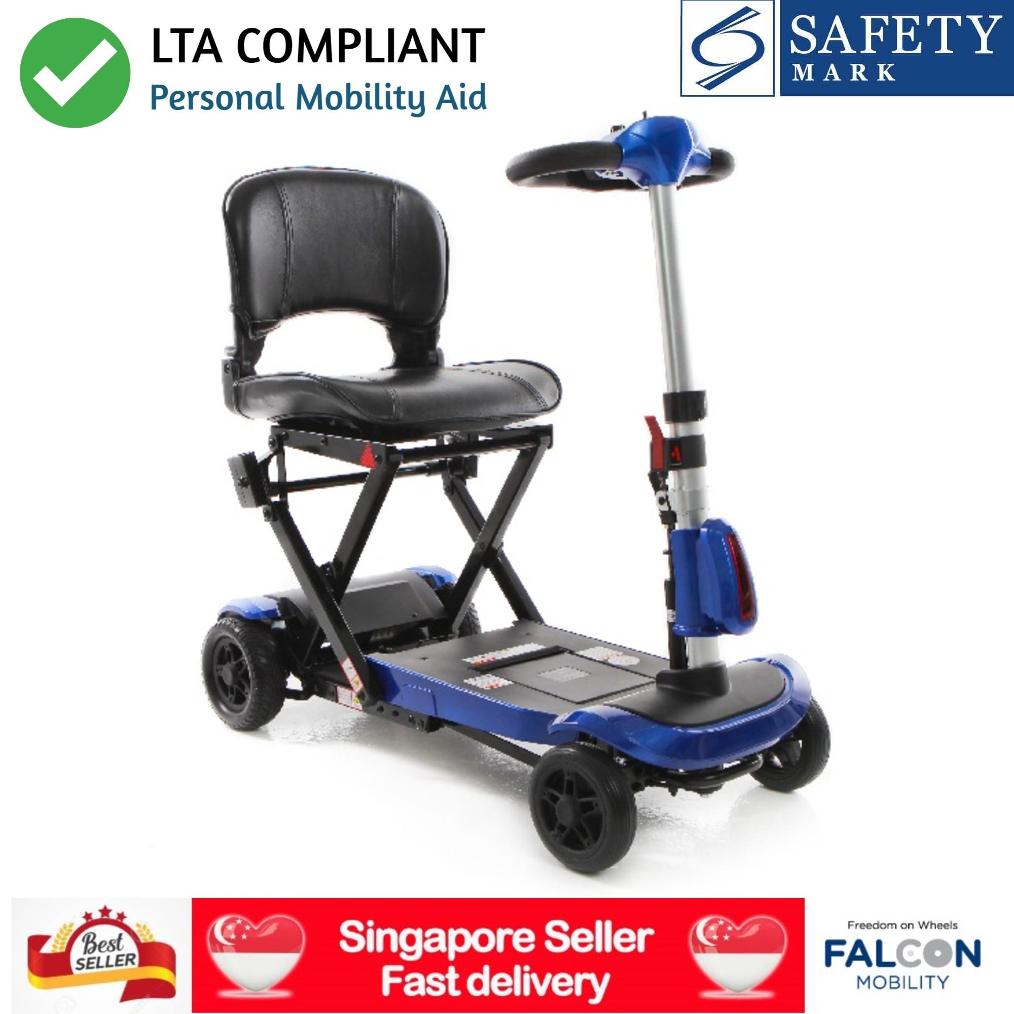 Solax Genie Automatic Folding Mobility Scooter - 4-Wheel Electric ...