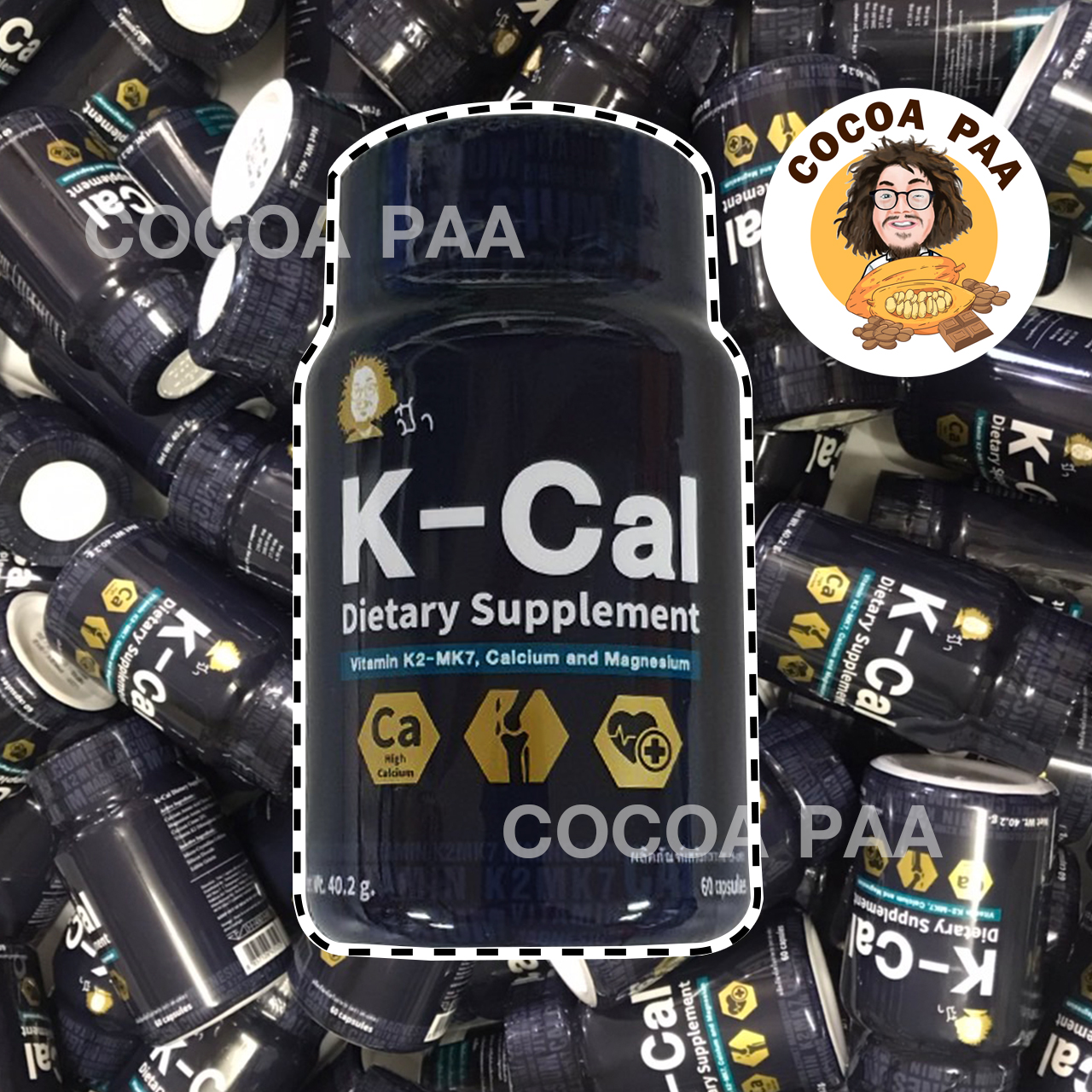 Kcal Paa K-Cal พร้อมส่ง Calmag บำรุงกระดูกและข้อ vitamin K หมอนอกกะลา ...
