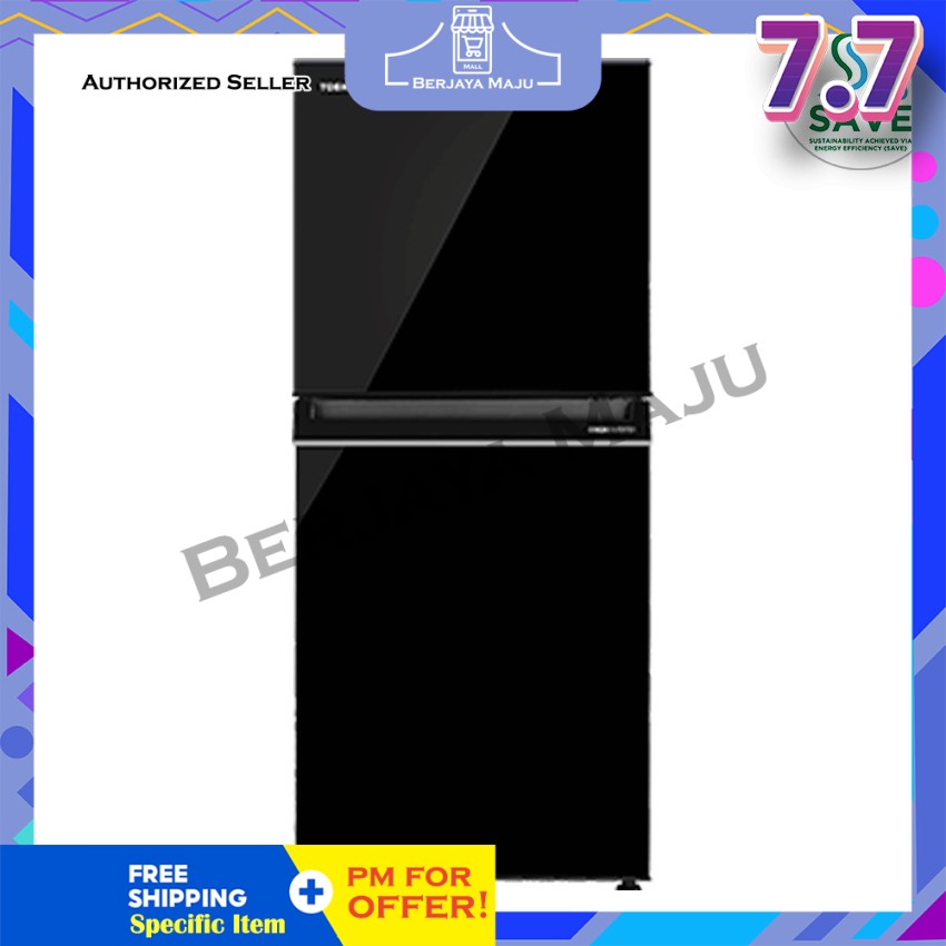 Toshiba 220L 2 Door Inverter Refrigerator GR-RT230WE-PMY(UK) (Urban ...