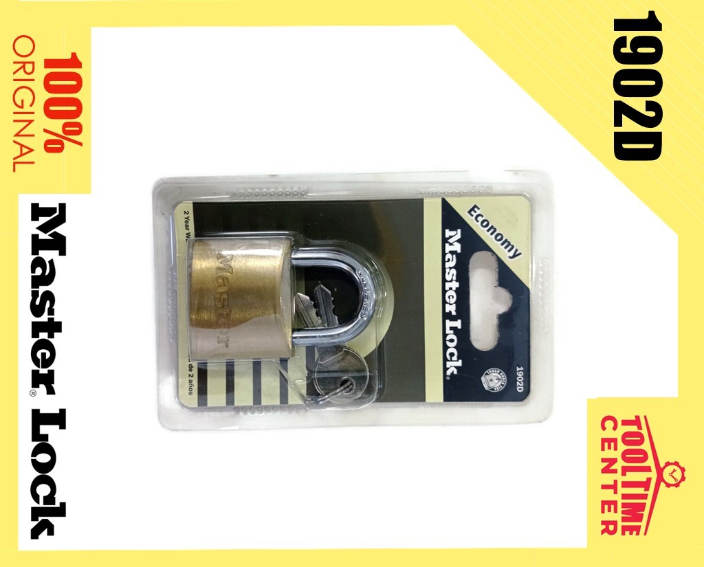 Master Lock 40mm Hardened Solid Brass Padlock Model:1902D | Lazada PH