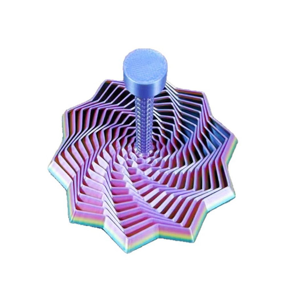 Funny 3D Printing Fractal Fidget Star Model Expanded Geometric Design ...