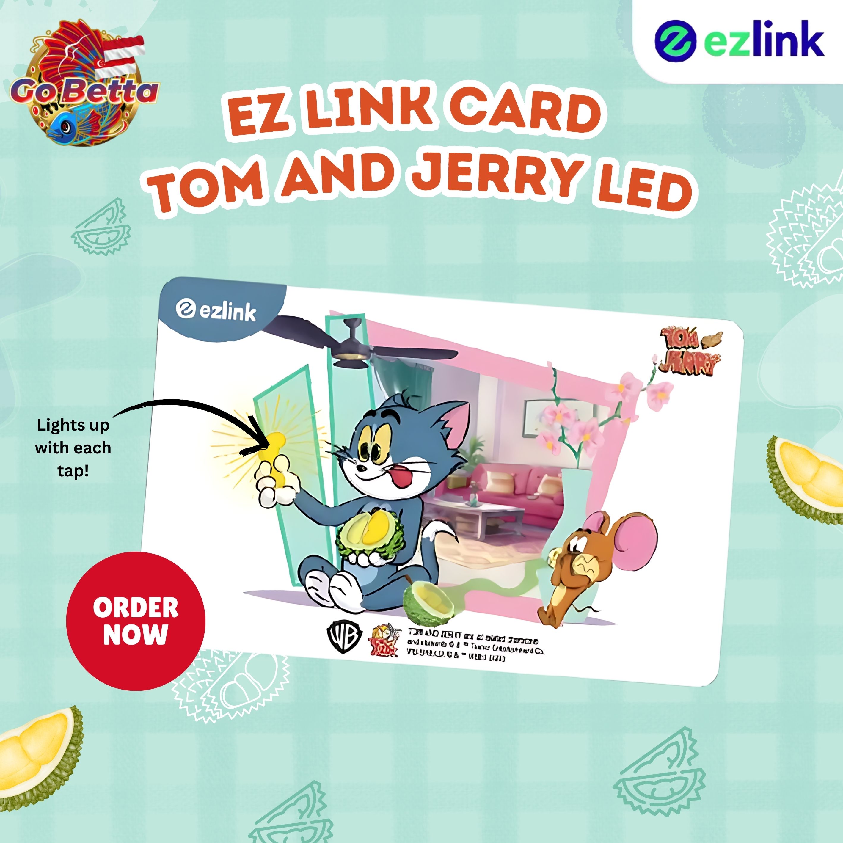 🇸🇬 Warner Bros SimplyGo EZ-Link Card MRT Bus Ez Link Cards Tom and ...