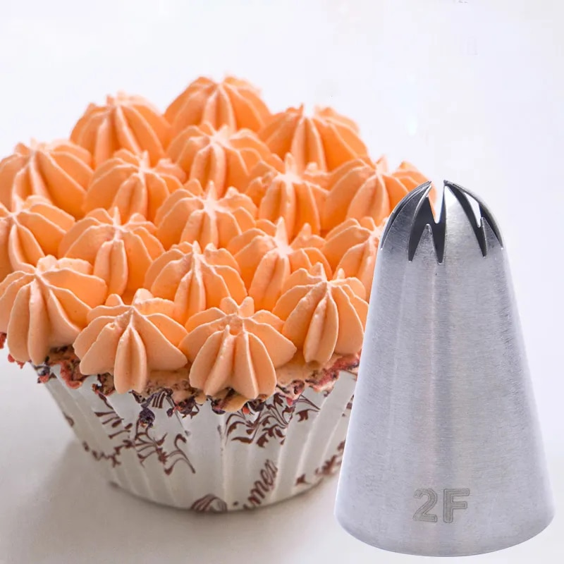 1M#2A#2D#2F#6B Russian Icing Piping Pastry Nozzles For Cakes Fondant ...
