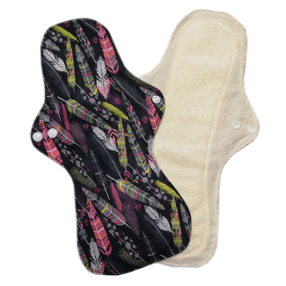 【CuddleNest】Night Use Washable Flamingo Pad Heavy Flow Bamboo Sanitary ...