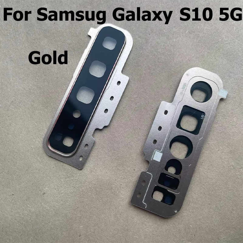 For Galaxy S10 5g Housing Back Camera Glass Lens With Cover Frame ...