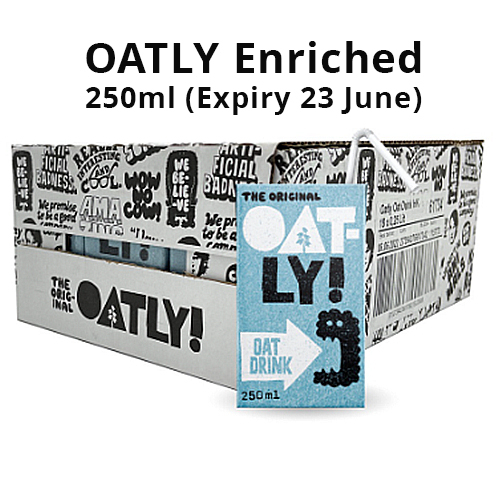 Oatly Enriched Oat Milk (Carton of 18 x 250ml) BBD 23 June | Lazada ...