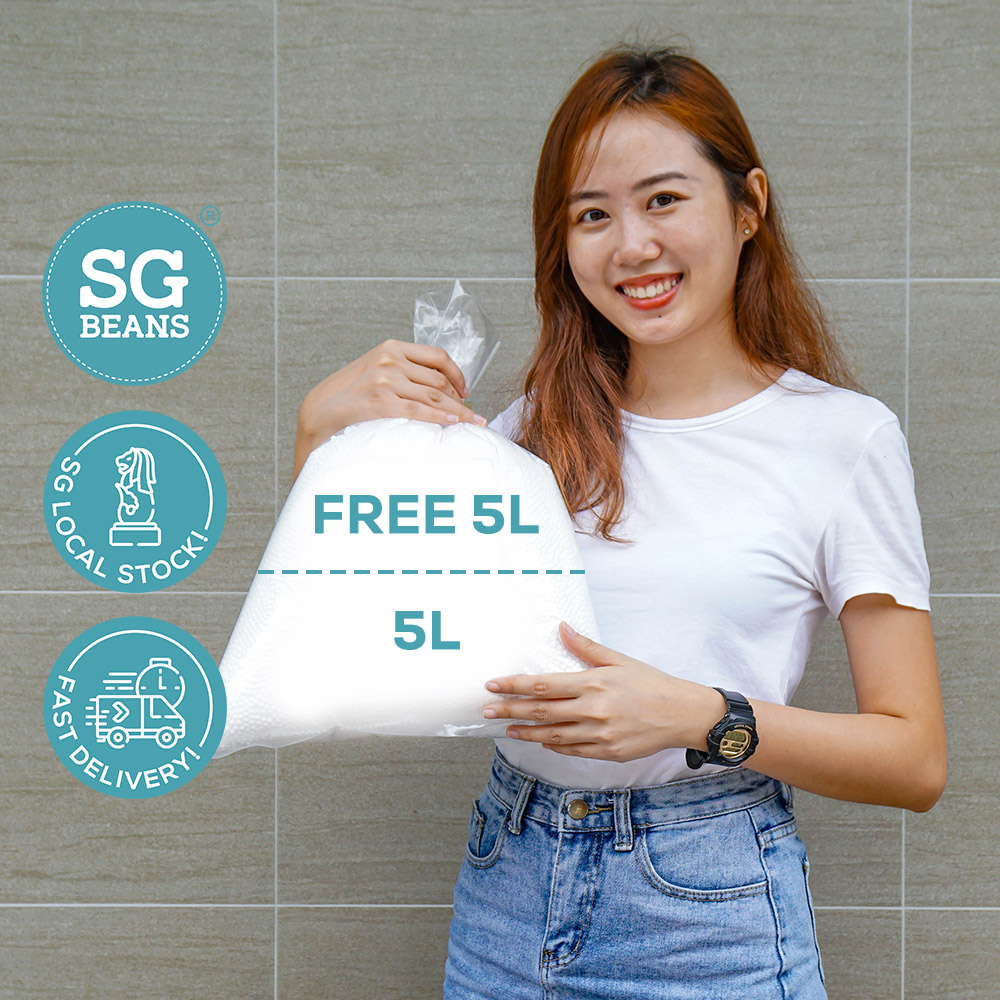 [BUY 1 GET 1] Quality EPS Bean Bag Beans | Beanbag Refill / Filling / Beads /Stuffing [Made in ...