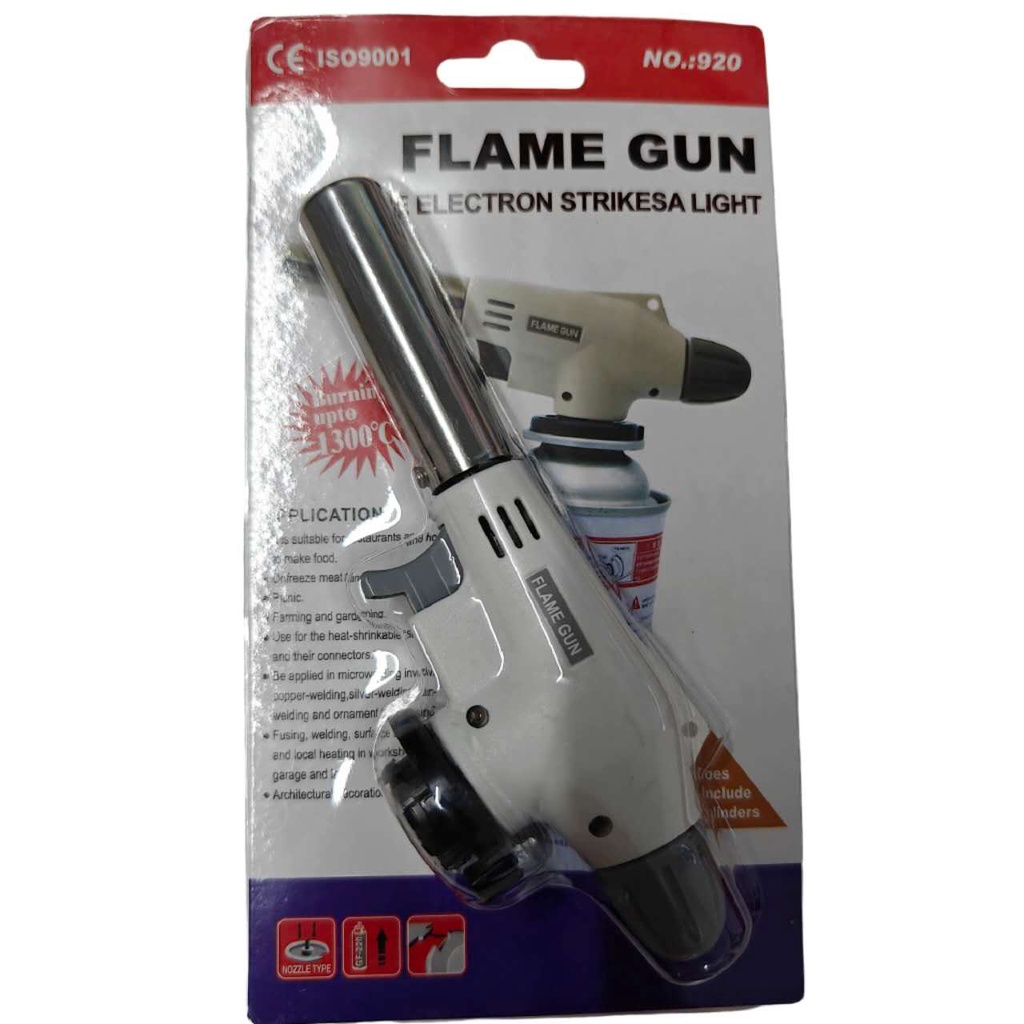 COD Gas blow flame gun butane auto ignition jet burner welding torch ...