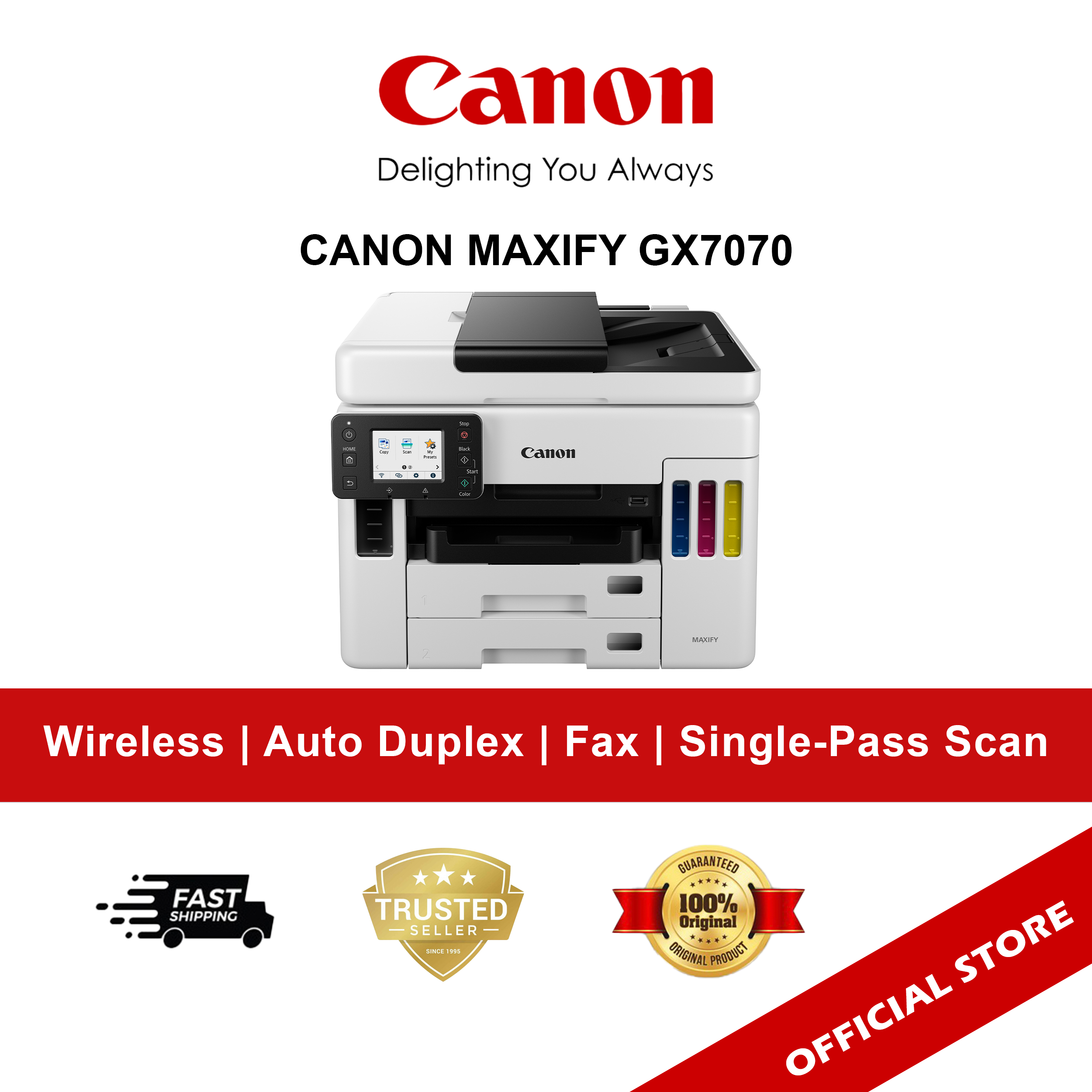 Canon MAXIFY GX7070 Inkjet Printer | Lazada Singapore