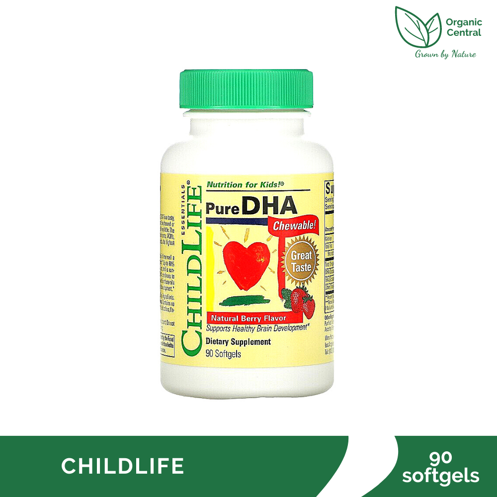 ChildLife Essentials Pure DHA, Natural Berry Flavor - Gluten Free, Alcohol Free, Casein Free ...
