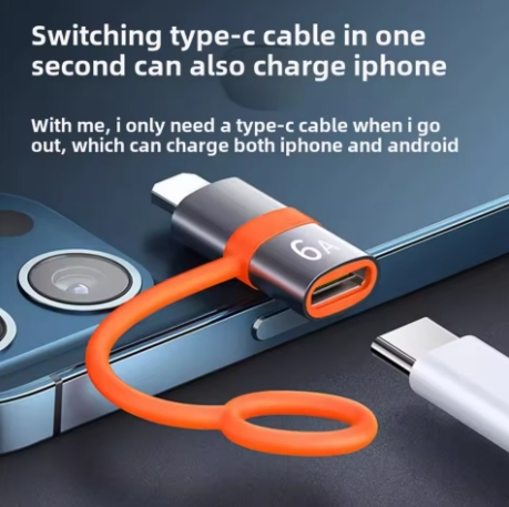 USB C to Lighting Adapter OTG Connector Digital Dispaly PD 20W Fast ...