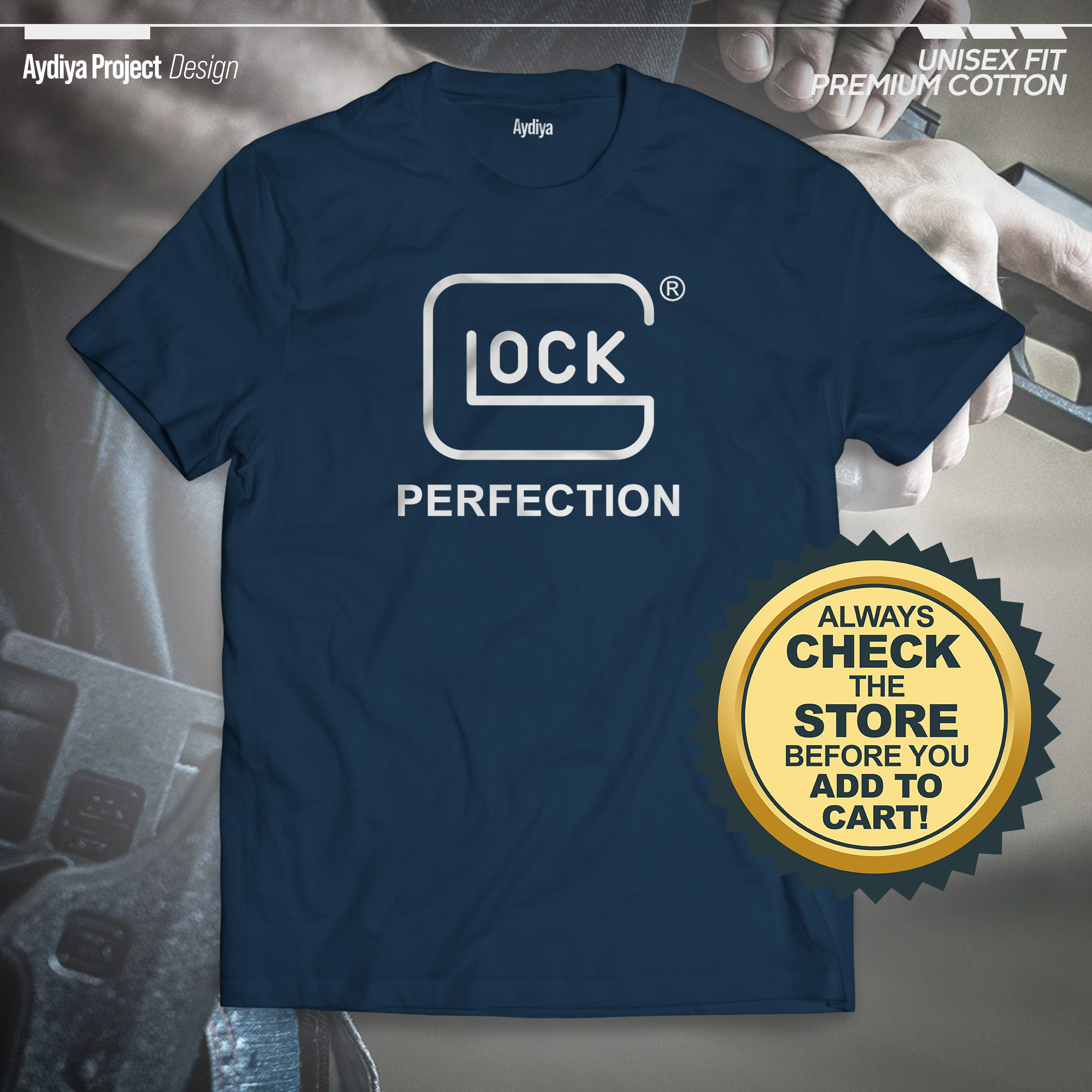 Glock Perfection Logo Shirt - GN - Aydiya Clothing | Lazada PH