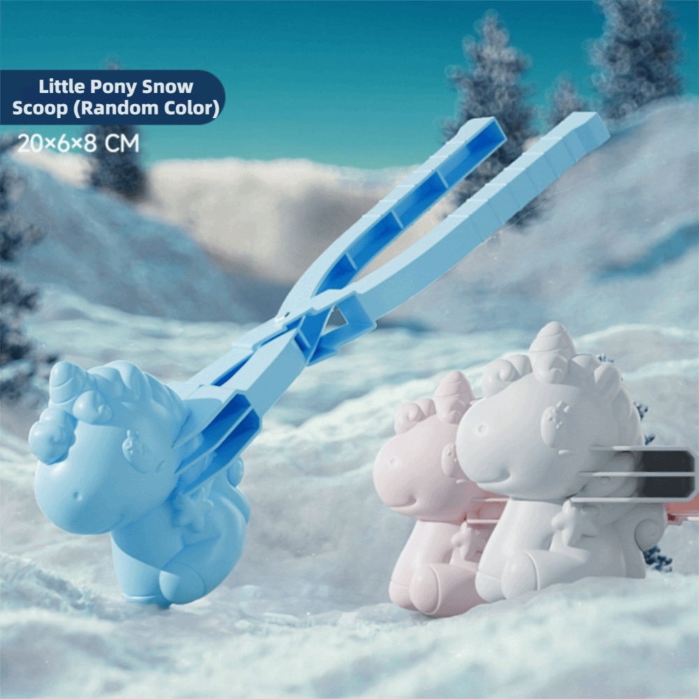 Fun Toys Pony-shaped Snowball Maker Thickened Easy Grip Snowball Clips ...